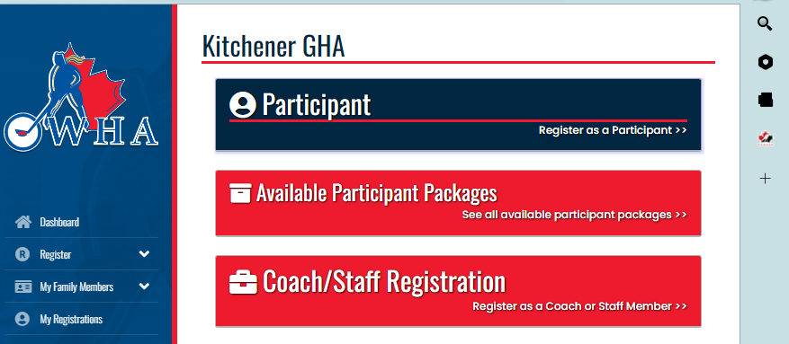 OWHA Representative > RAMP Tryout Registration (Kitchener Minor Hockey)